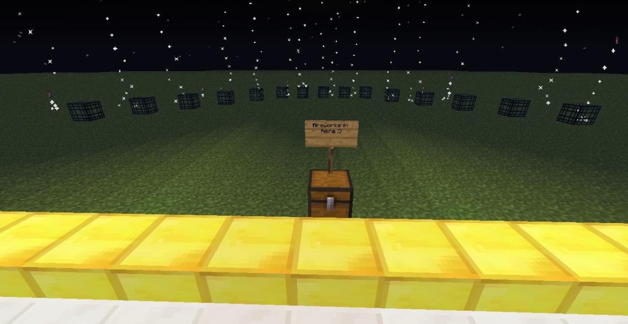 Firework show Minecraft Map