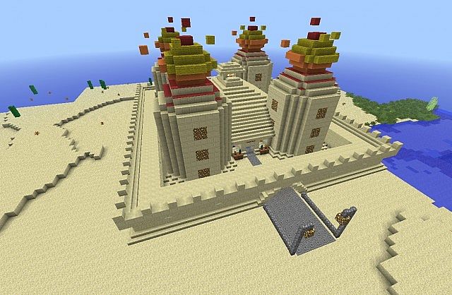 Desert Castle House Minecraft Map
