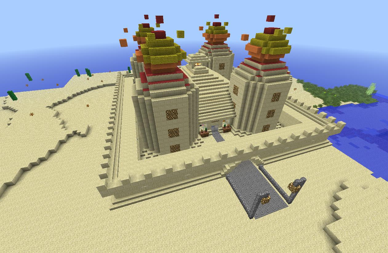 Desert Castle House Minecraft Map