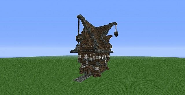 High Detail Swiss Mansion Minecraft Map