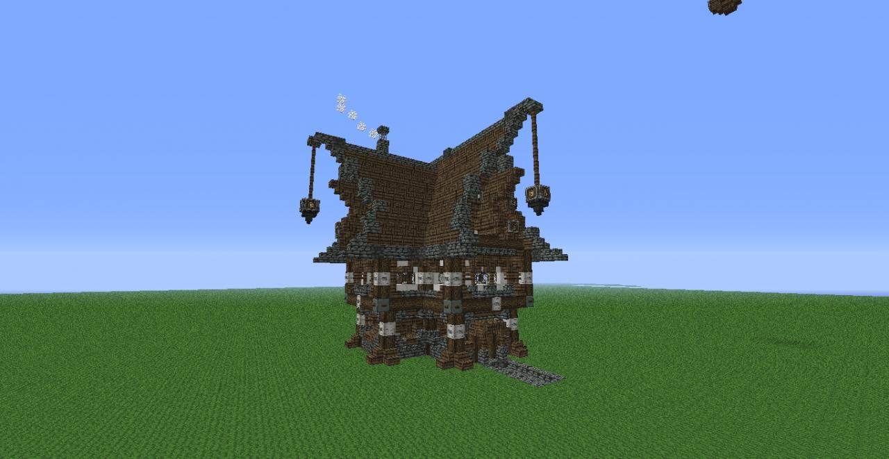 High Detail Swiss Mansion Minecraft Map