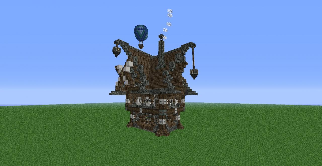 High Detail Swiss Mansion Minecraft Map