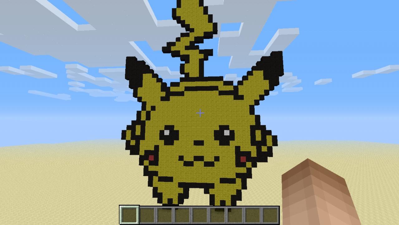 My pixel art world Minecraft Map