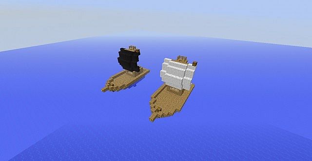 Boat Survival 2 Player!!! Minecraft Map