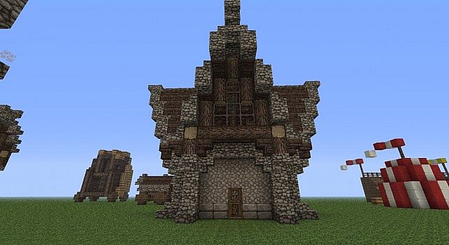 small midieval house Minecraft Map