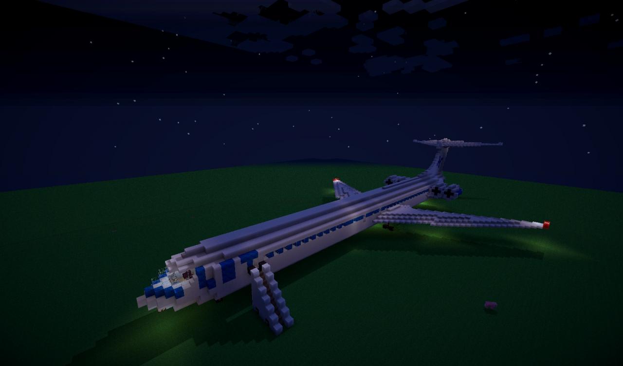 Airliner II-62 Minecraft Map