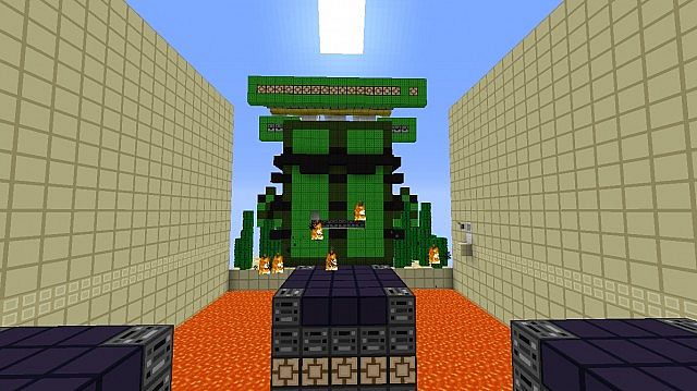 CACTUS BOSS BATTLE! [redstone-intensive] Minecraft Map