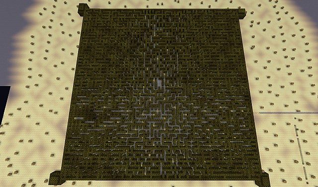 Maze Minigame Minecraft Map