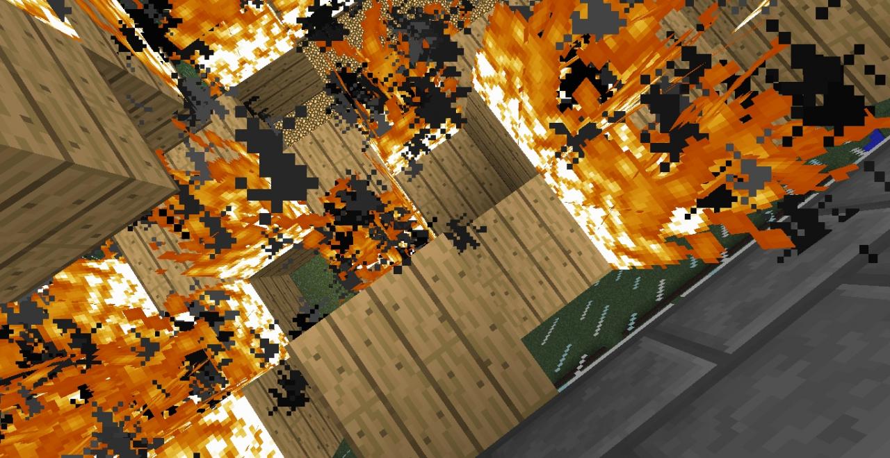 Minecraft Mini-Game: Burn It! Minecraft Map