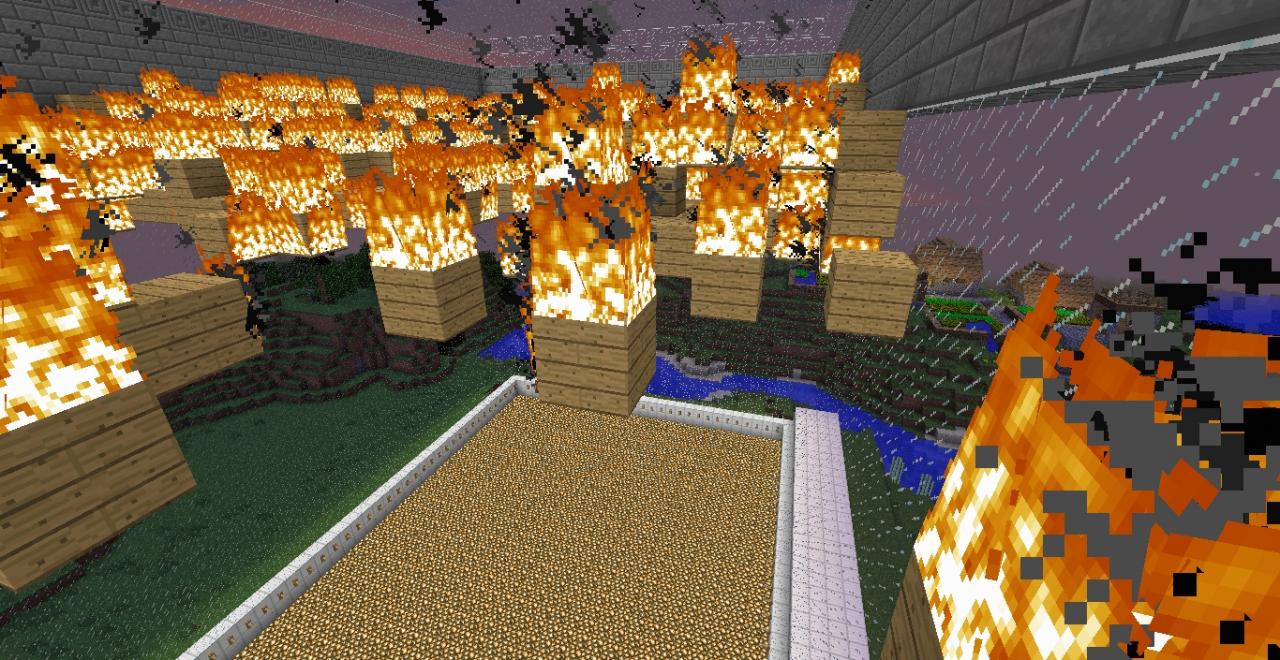 Minecraft Mini-Game: Burn It! Minecraft Map