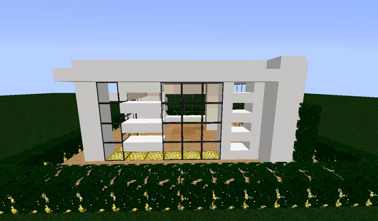 Modern House (13x13) Minecraft Map