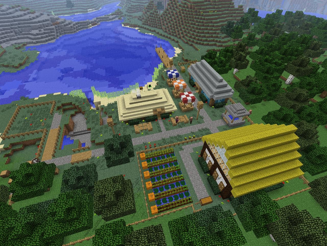 Medieval Town RPG Map Minecraft Map