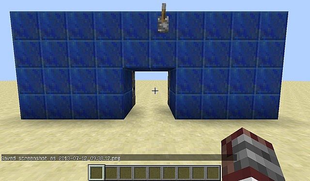 Compact 2X2 Flush Piston Door Minecraft Map