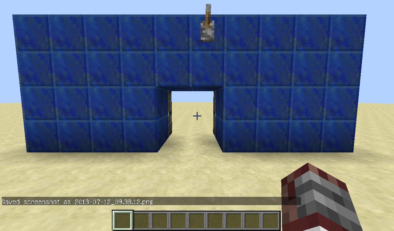 Compact 2X2 Flush Piston Door Minecraft Map