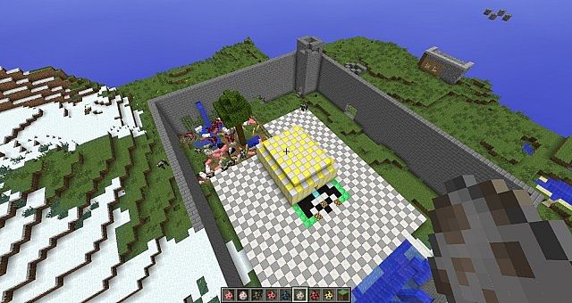 Server spawn/ Player home Minecraft Map