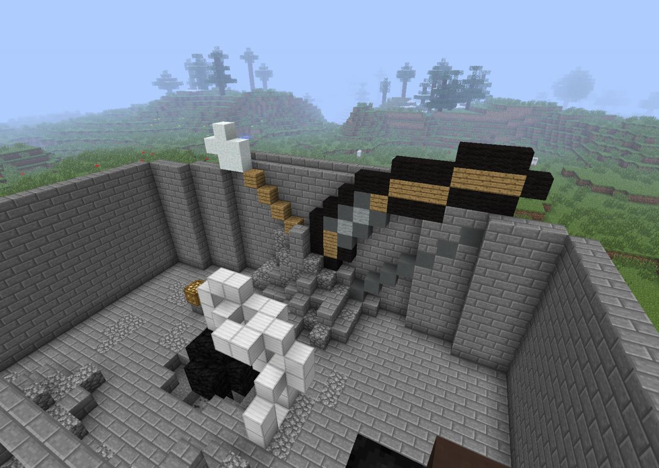 Bow PVP multiplayer map Minecraft Map