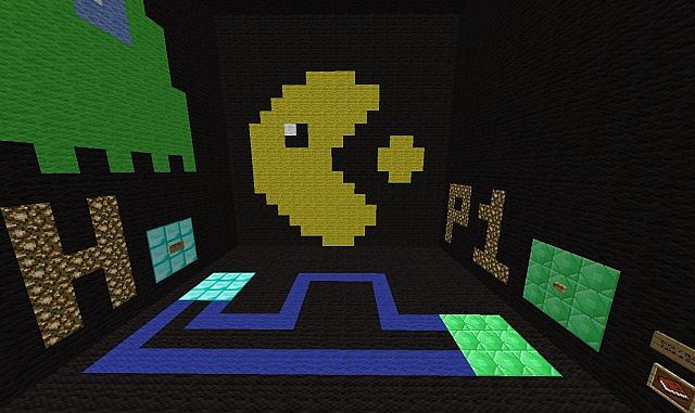 Pacman in Minecraft Minecraft Map