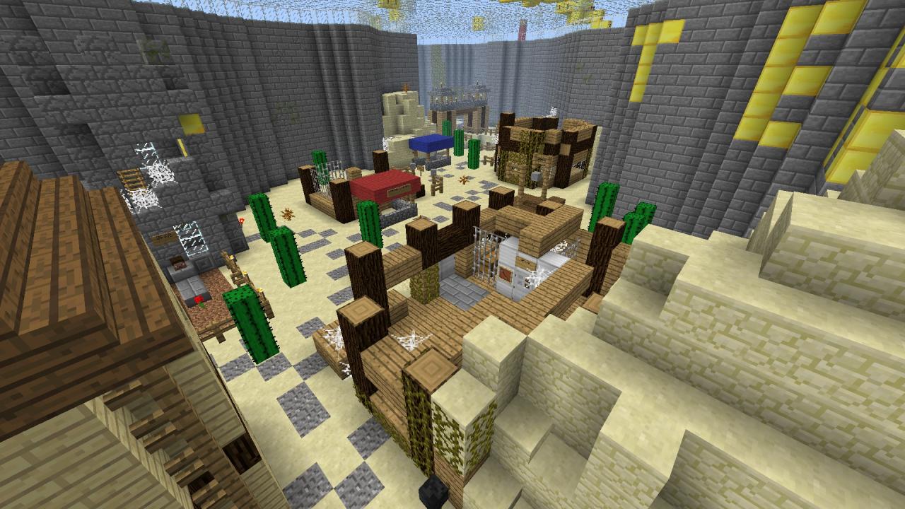 Butter Defence Wild West [PVP/Adventure] made for SkyDoesMinecraft and Friends Minecraft Map