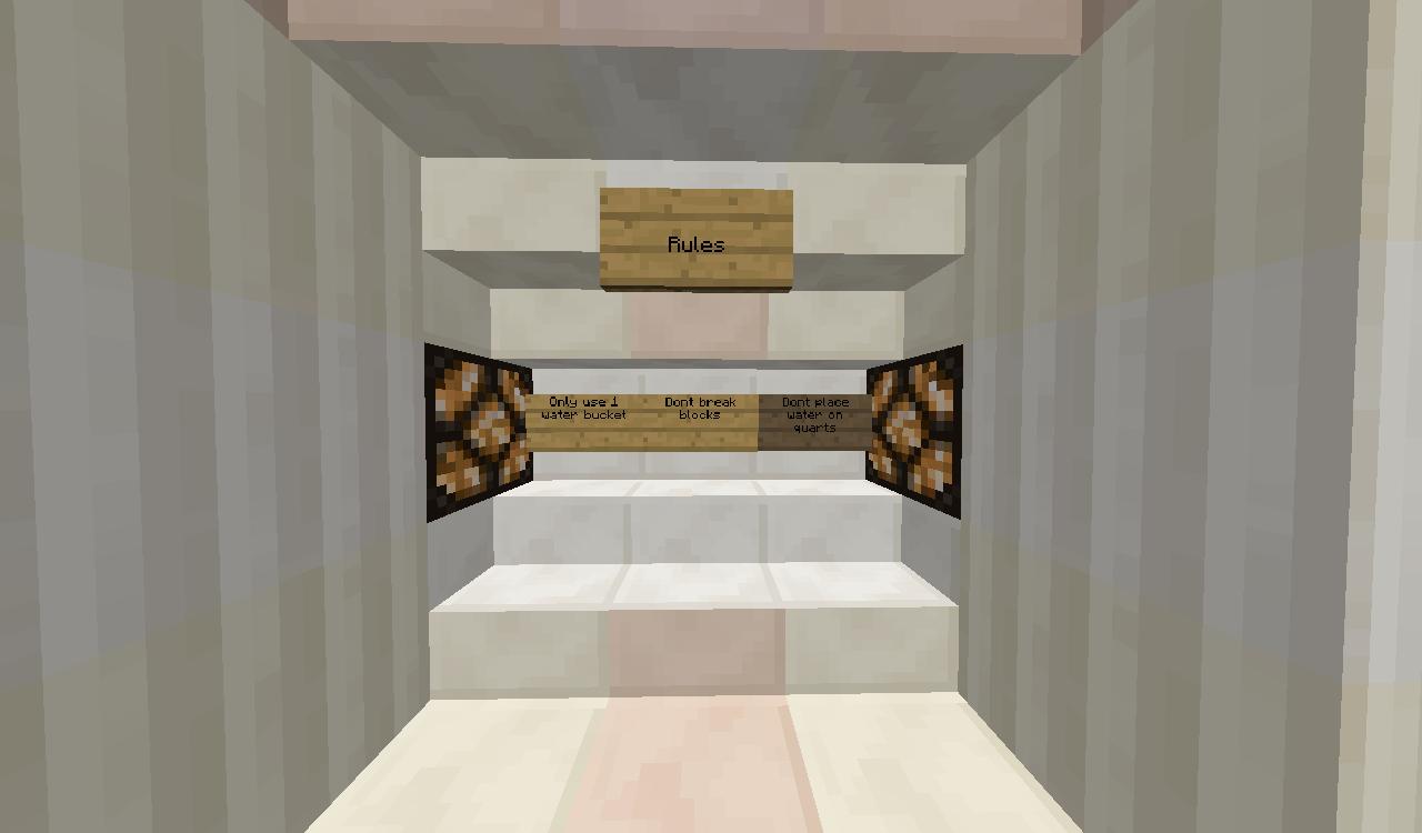 Water climbing Minecraft Map