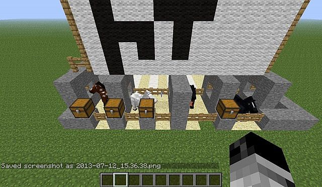 The Horce Race Mini-Game Minecraft Map