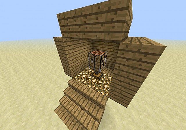 Simple secret chest design Minecraft Map