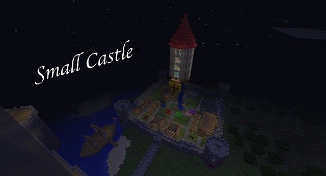 Small & Giant Castle & Water Base Minecraft Map