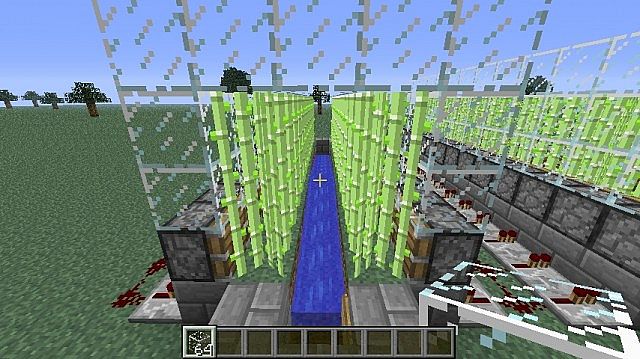 Automatic Sugar Cane Harvester Minecraft Map