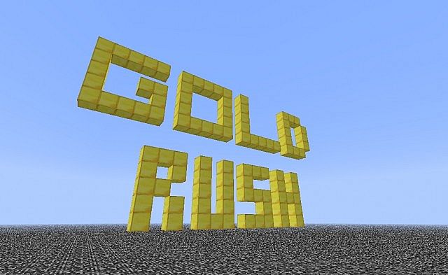GoldRush Minecraft Map