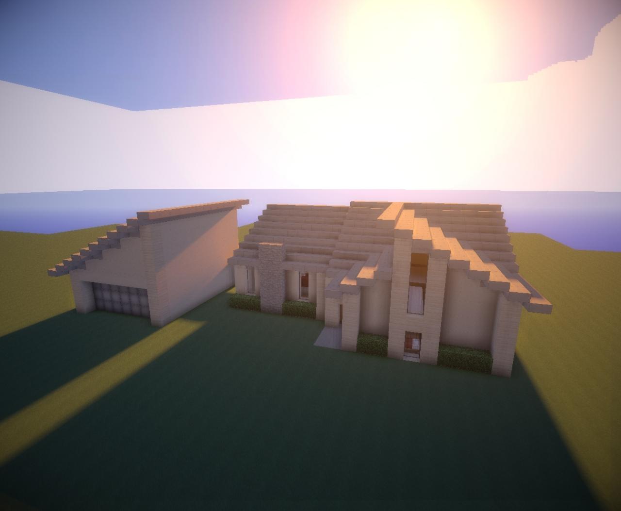 80s Modern suburban home Minecraft Map
