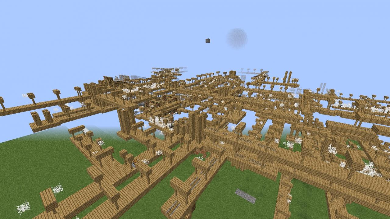 Structure Cluster Survival Minecraft Map