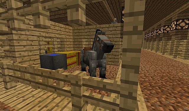 Large Horse Stable Minecraft Map