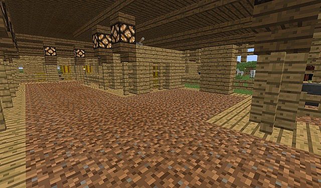 Large Horse Stable Minecraft Map