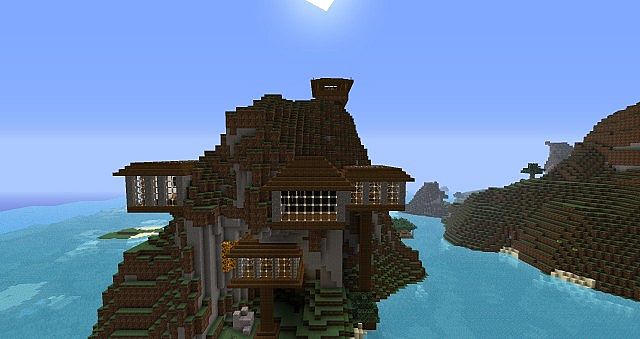 Hillside Holiday Home Minecraft Map