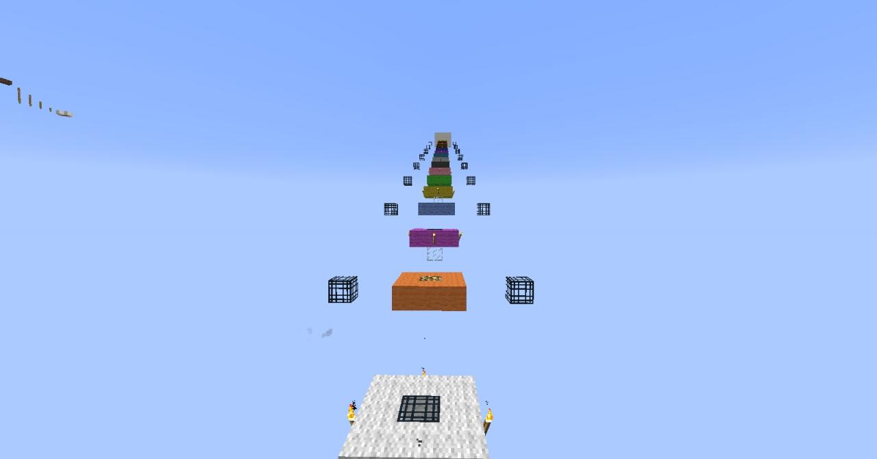 Map jump spawner tytry 4 lvl Minecraft Map
