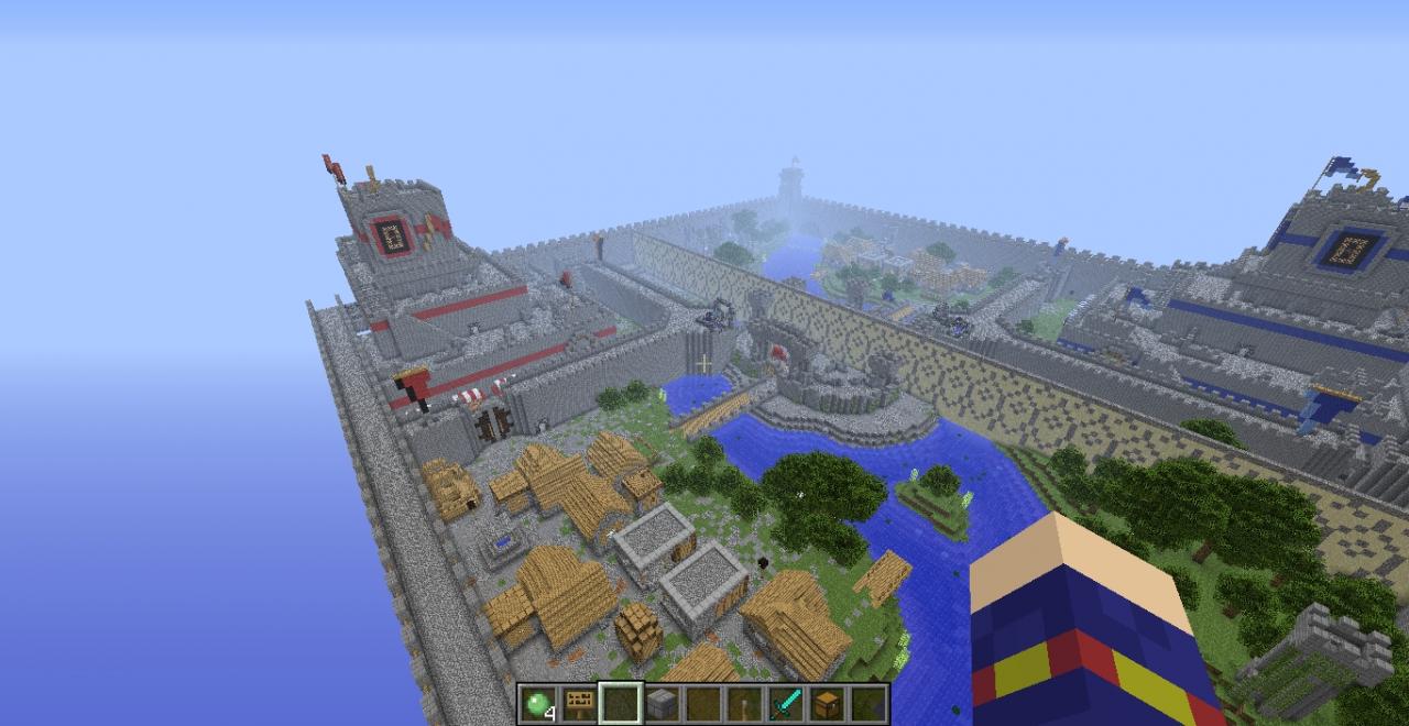 Castle wars! Minecraft Map