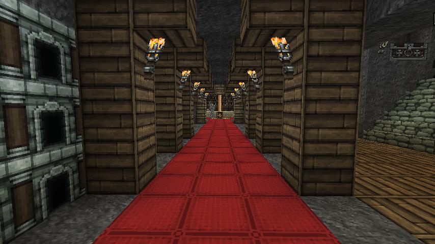 Underground Hall-Styled Survival Base: "Market" - 1.6.2 Minecraft Map