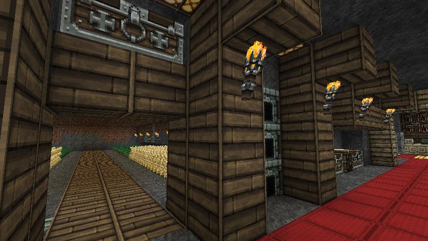 Underground Hall-Styled Survival Base: "Market" - 1.6.2 Minecraft Map