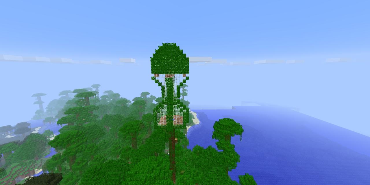 Two Storey Jungle Server Spawn Minecraft Map