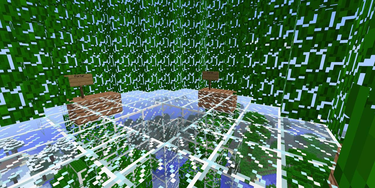 Two Storey Jungle Server Spawn Minecraft Map