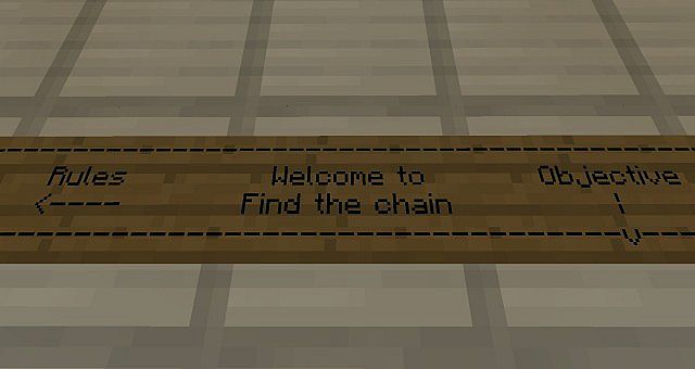 Find the Chain Minecraft Map