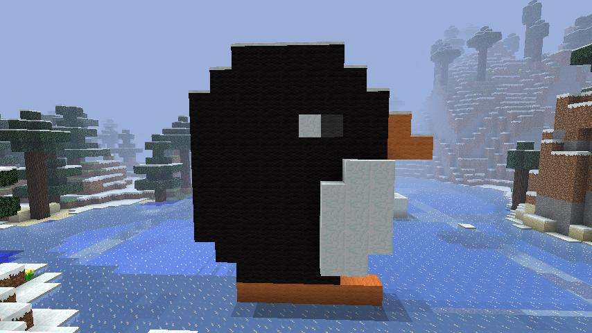 Penguin parkour Minecraft Map