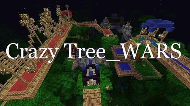 Minigame - Crazy Tree_WARS Minecraft Map