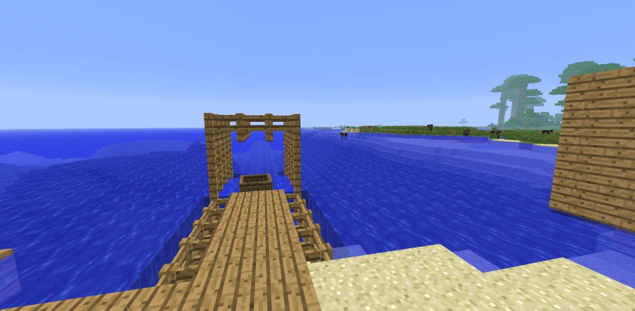 Cute Beach House. Minecraft Map