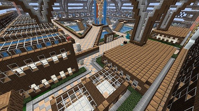 Server Mall / Market [POP REEL] Minecraft Map
