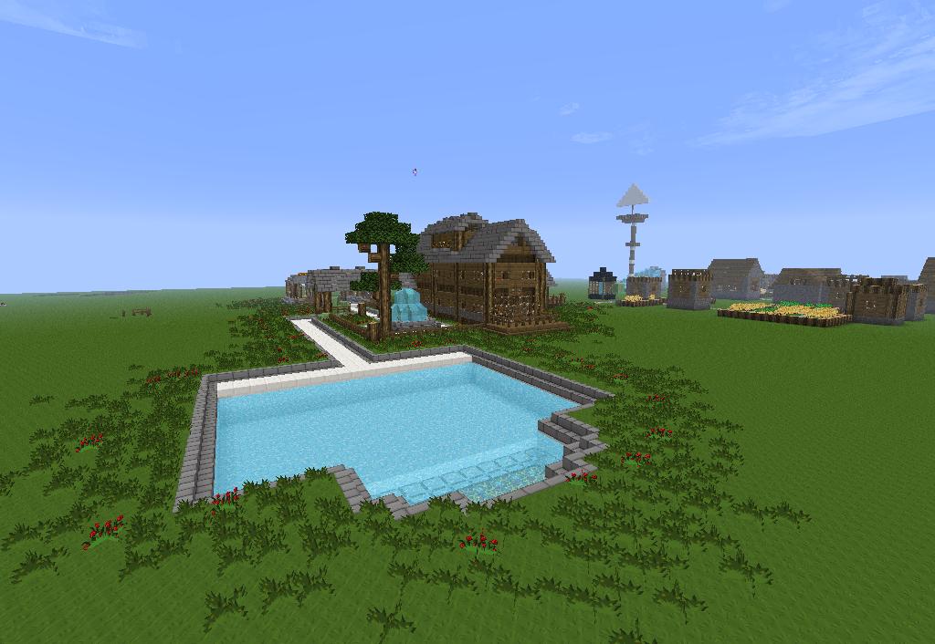 The old Rose Mansion Minecraft Map