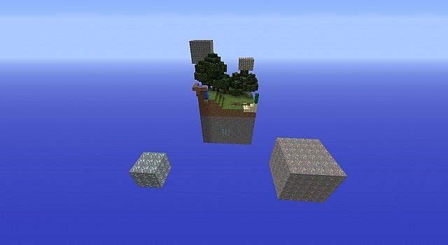 Square survival Minecraft Map