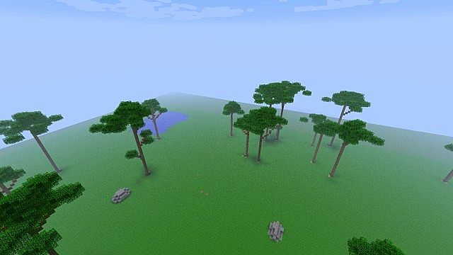 360 x 360 Rainforest Minecraft Map