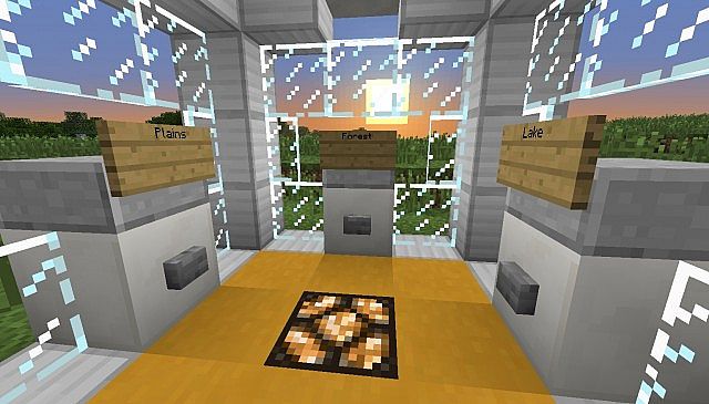 Places to build Minecraft Map