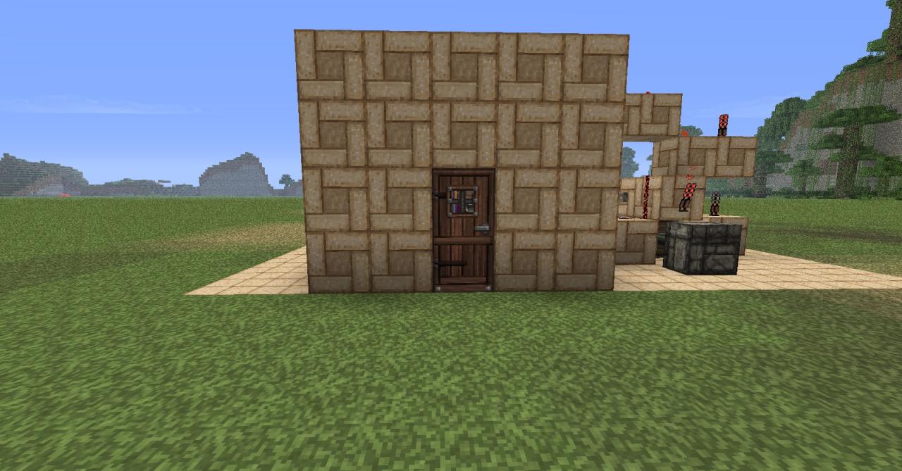 red house Minecraft Map