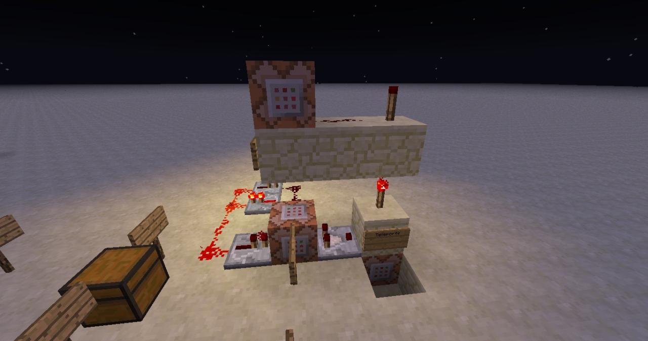 Redstone Creation - Command Block Teleporter Minecraft Map